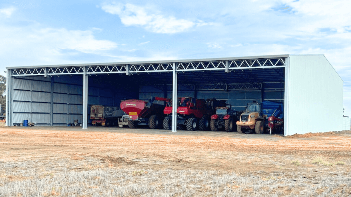 Machinery Sheds | ABC Sheds
